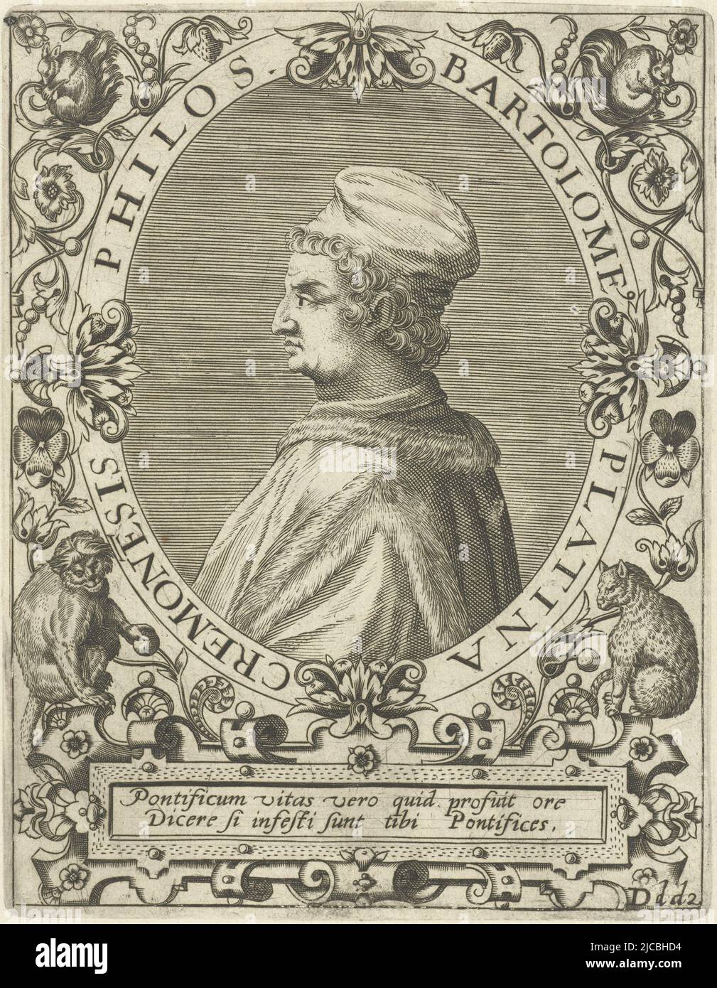 Italian humanist bartholomew platina hi-res stock photography and ...