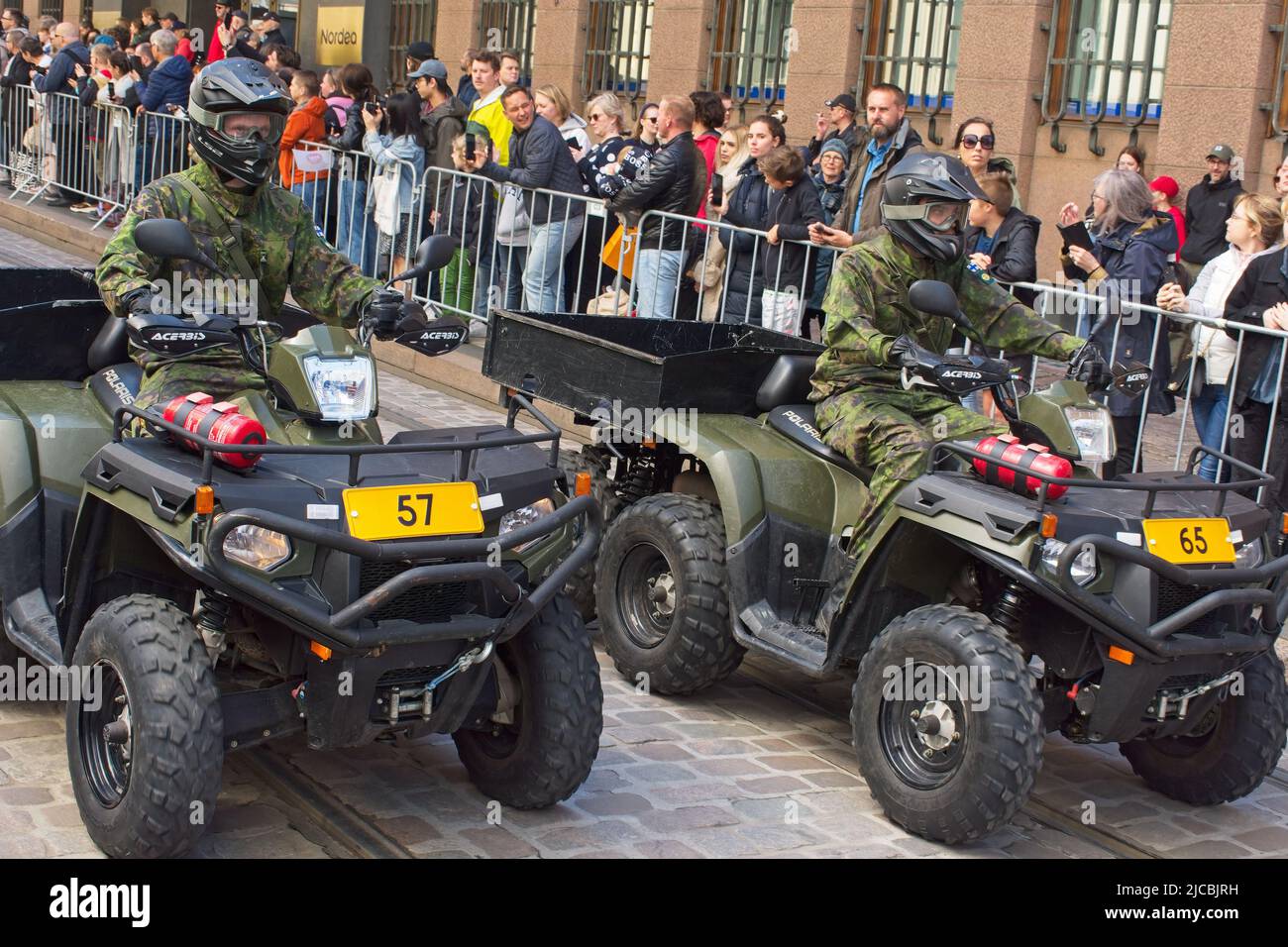 National Parade on the Flag Day of the Finnish Defence Forces in ...