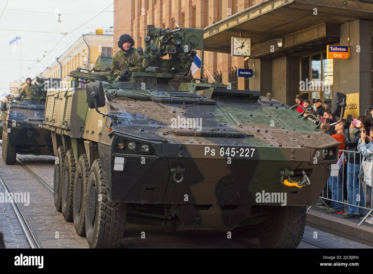 Finnish defence forces army tank hi-res stock photography and images ...