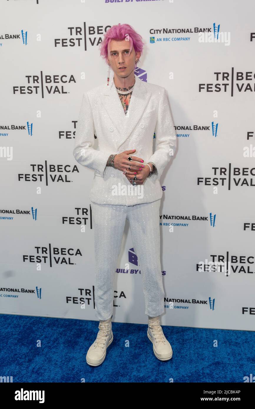 NEW YORK, NEW YORK - JUNE 09: Colson Baker, AKA Machine Gun Kelly ...