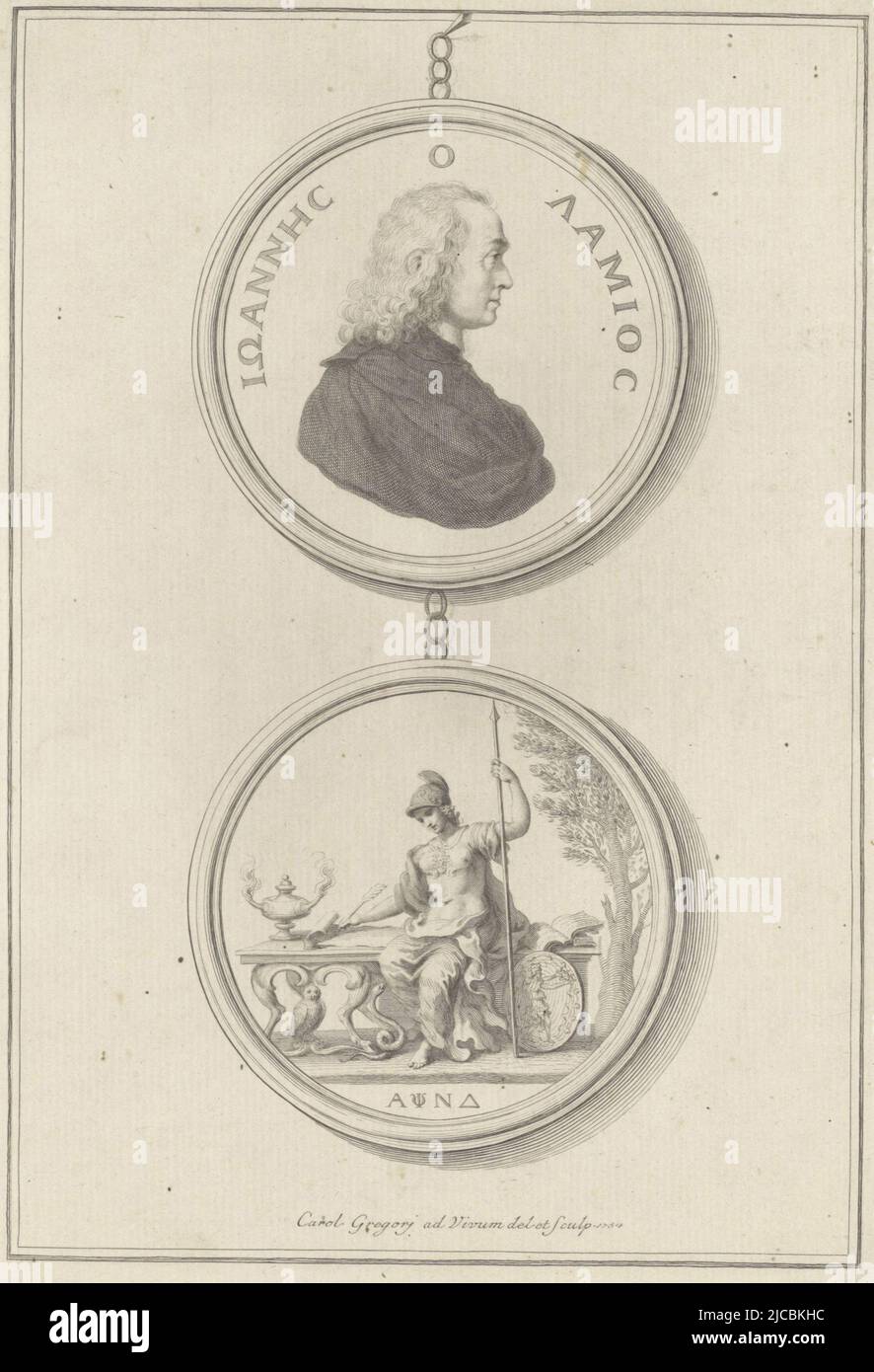 Medallion depicting athena writing hi-res stock photography and images ...