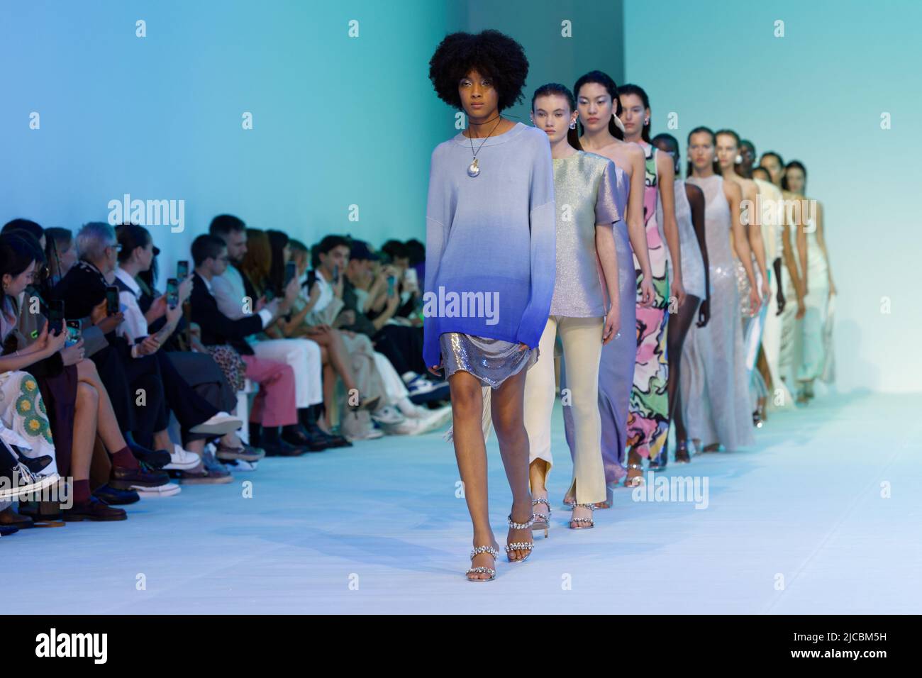 Models walk the runway during the AUTEUR show during the Afterpay ...
