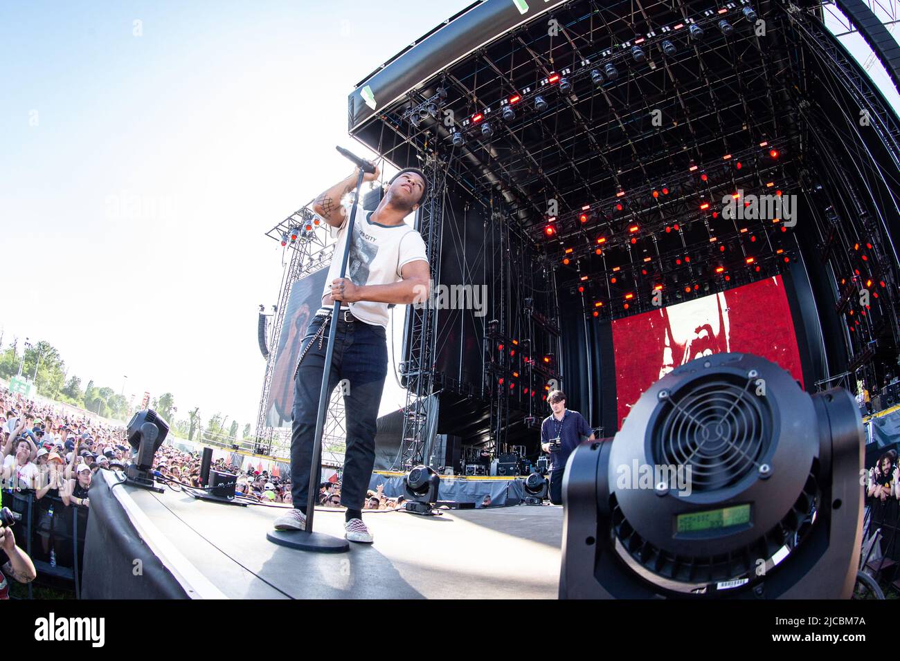 Milan Italy. 11 June 2022. The American singer songwriter Kenneth La ...
