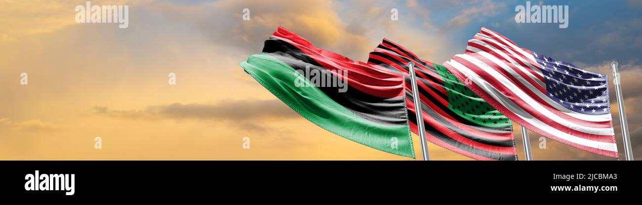 juneteenth Symbolic Behind the Pan-African Flag African American flag ...