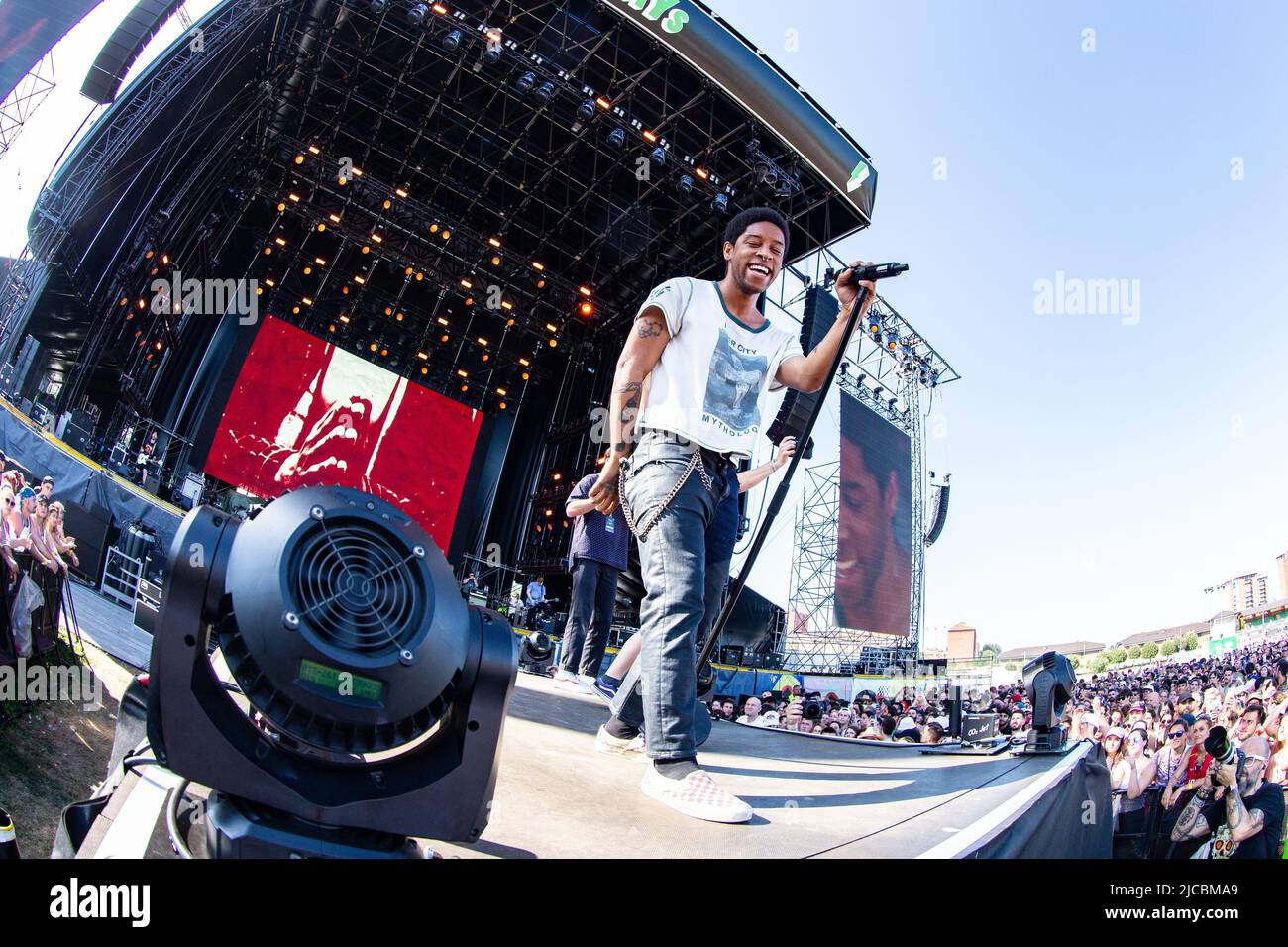 Milan Italy. 11 June 2022. The American singer songwriter Kenneth La ...