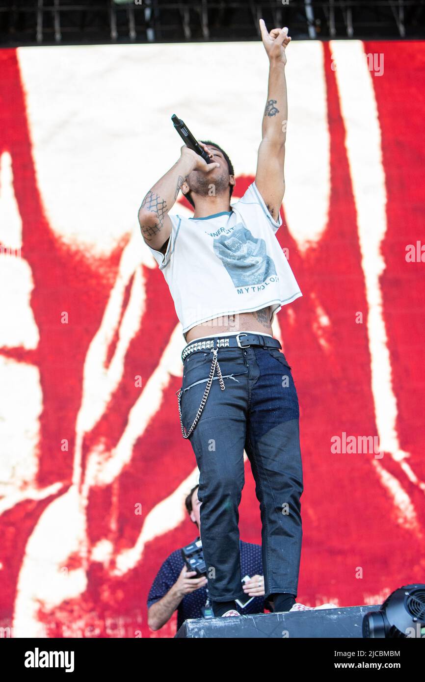 Milan Italy. 11 June 2022. The American singer songwriter Kenneth La ...