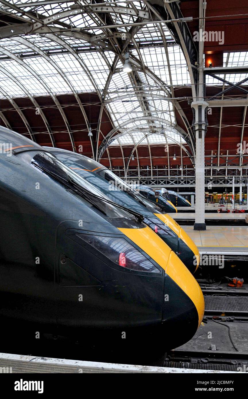 Great Western Railway Hitachi 800 class inter city high speed trains at ...