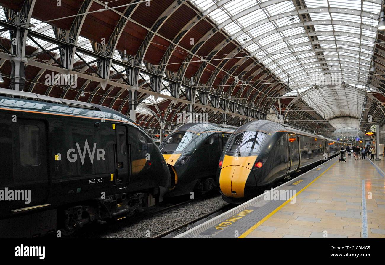 Great Western Railway Hitachi 800 class inter city high speed trains at ...