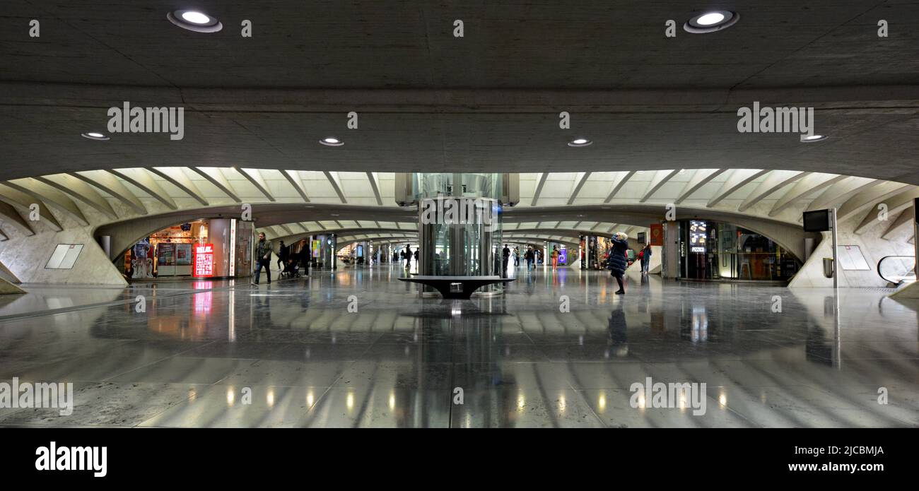 Liège-Guillemins railway station, Liege, Belgium. designed by Architect ...