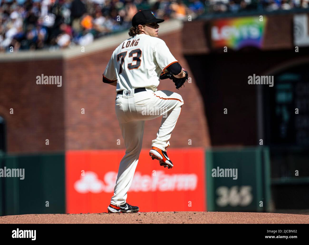 June 11 2022 San Francisco CA, U.S.A. San Francisco starting pitcher ...