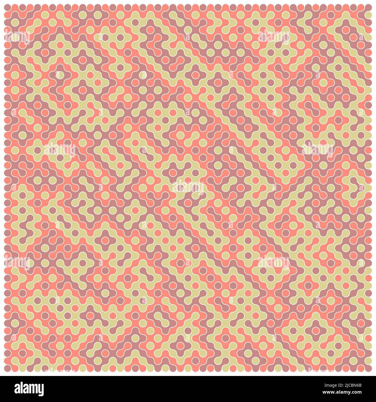 Random color rounded truchet tiling illustration Stock Vector Image ...