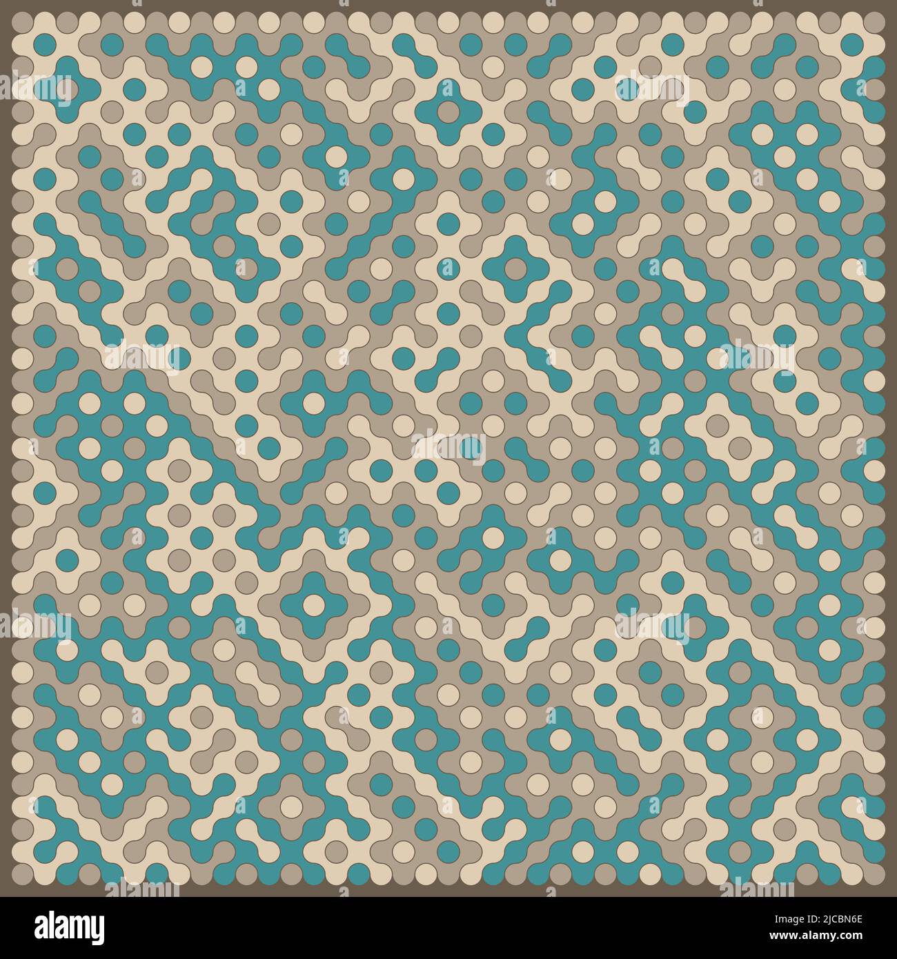 Random color rounded truchet tiling illustration Stock Vector Image ...