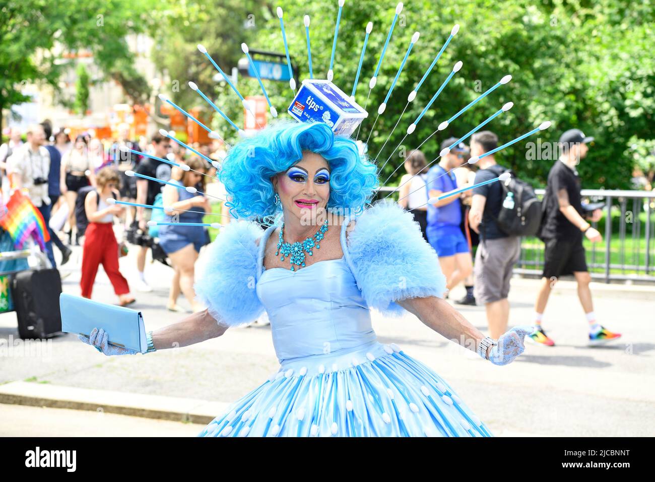 Vienna, Austria, 11th Jun, 2022. 26th Rainbow Parade over the Wiener ...