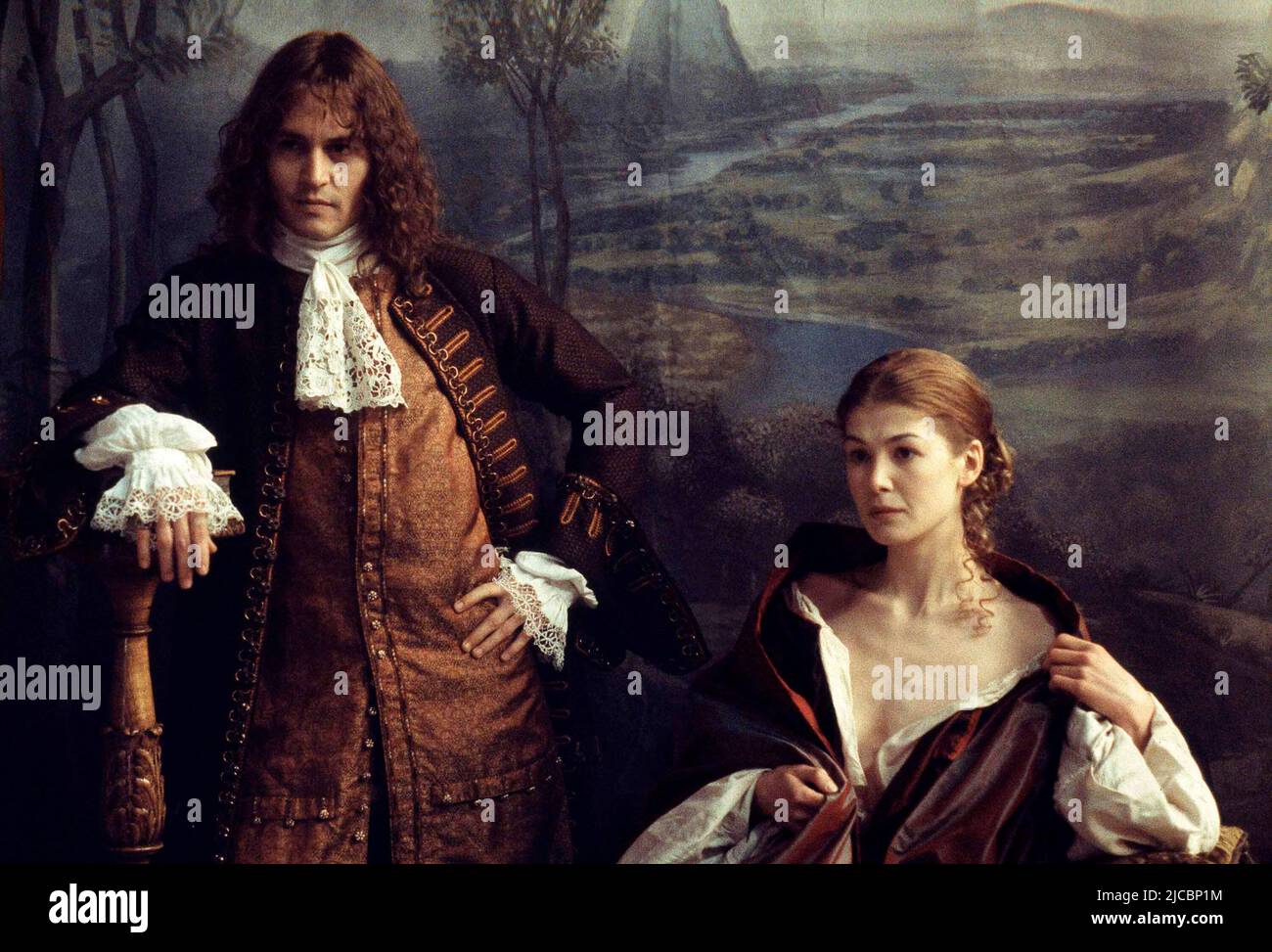 JOHNNY DEPP and ROSAMUND PIKE in THE LIBERTINE (2004), directed by ...