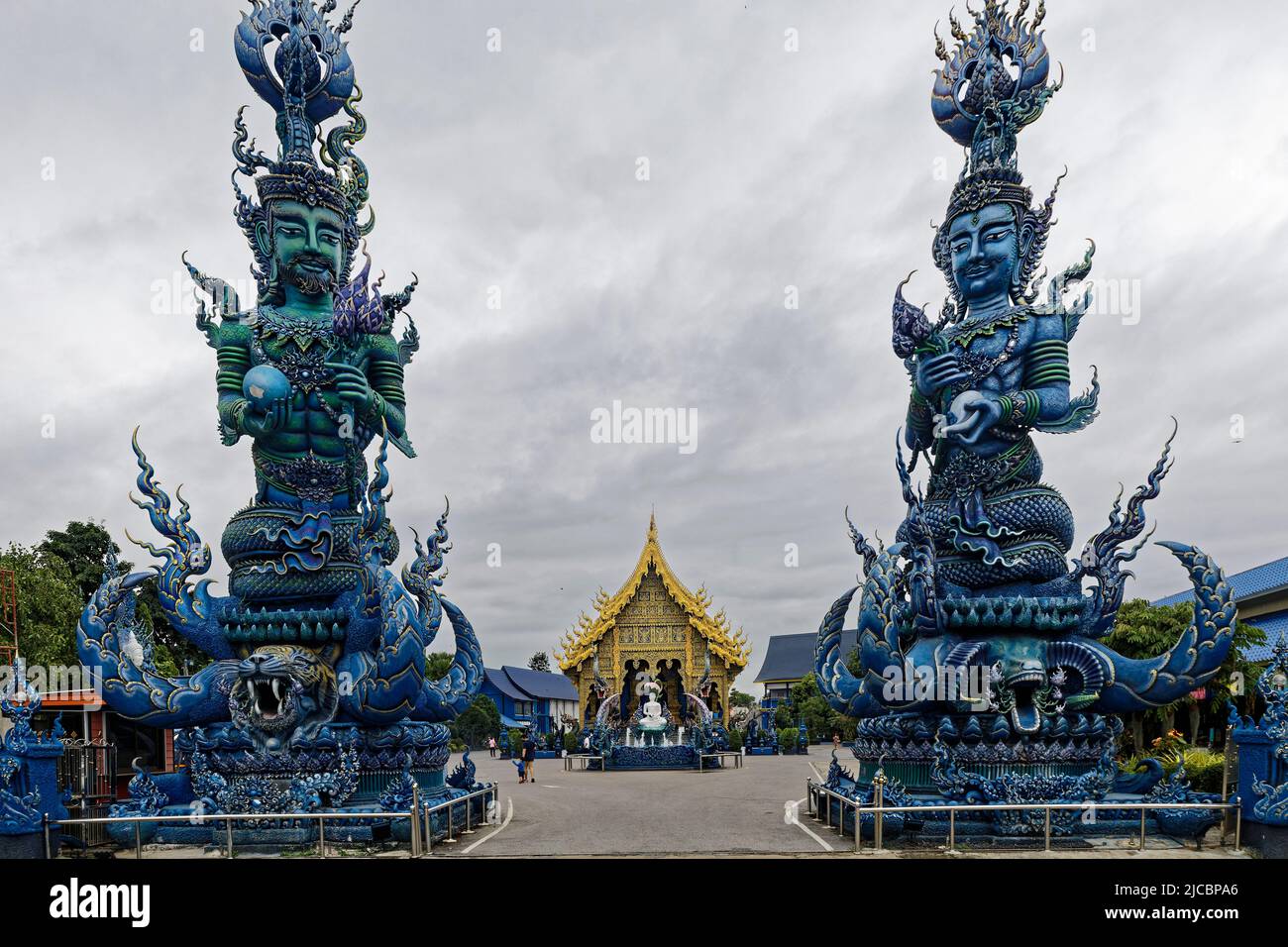 Chiang Rai Province, Thailand. 18th May, 2022. The Wat Rong Suea Ten ...