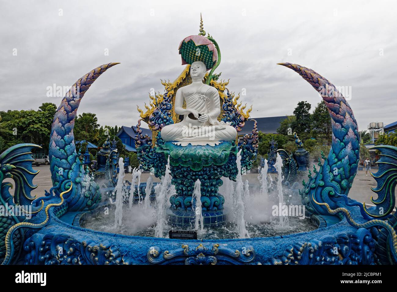 Chiang Rai Province, Thailand. 18th May, 2022. The Wat Rong Suea Ten ...