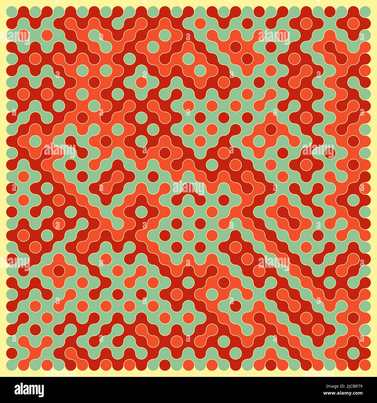Random color rounded truchet tiling illustration Stock Vector Image ...