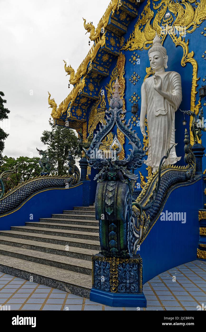 Chiang Rai Province, Thailand. 18th May, 2022. The Wat Rong Suea Ten ...