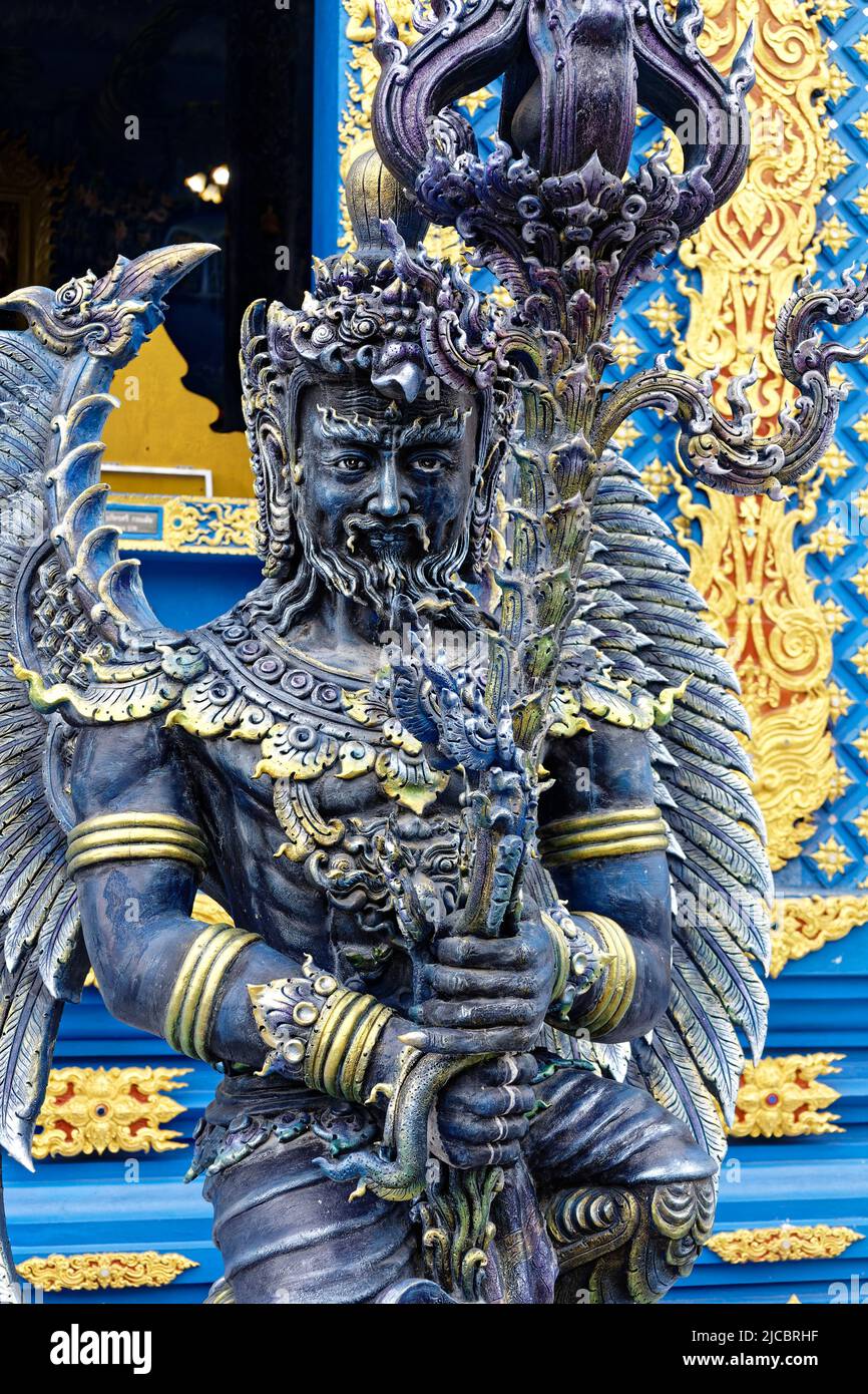 Chiang Rai Province, Thailand. 18th May, 2022. The Wat Rong Suea Ten ...