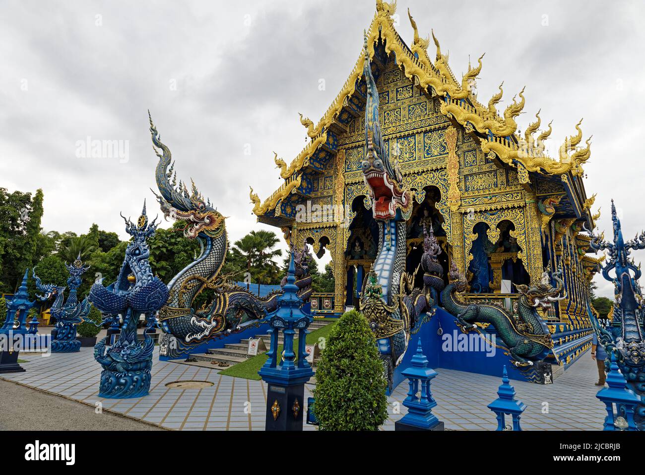 Chiang Rai Province, Thailand. 18th May, 2022. The Wat Rong Suea Ten ...