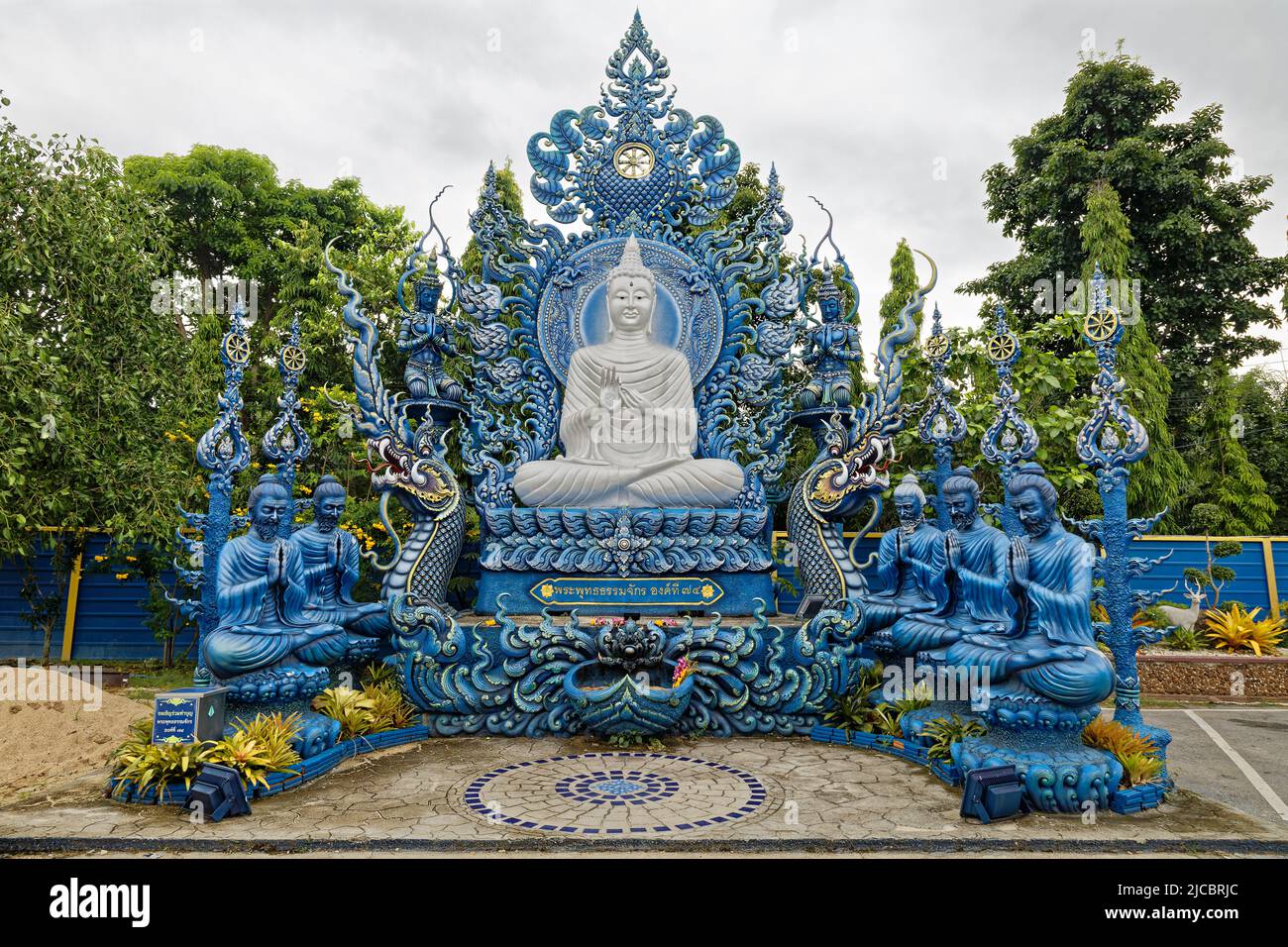 Chiang Rai Province, Thailand. 18th May, 2022. The Wat Rong Suea Ten ...