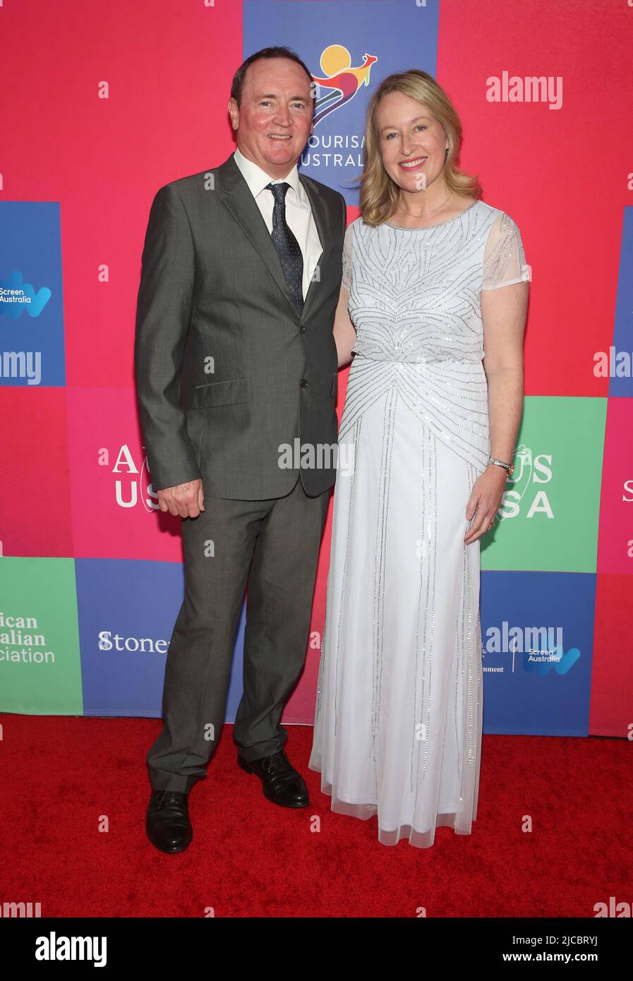 11 June 2022 - Los Angeles, California - Jane Duke, the G'Day USA And The American Australian ...