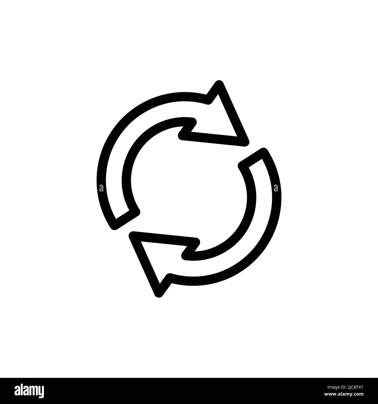 Circle arrow icon vector. suitable for refresh icon, update, ui-ux, web ...