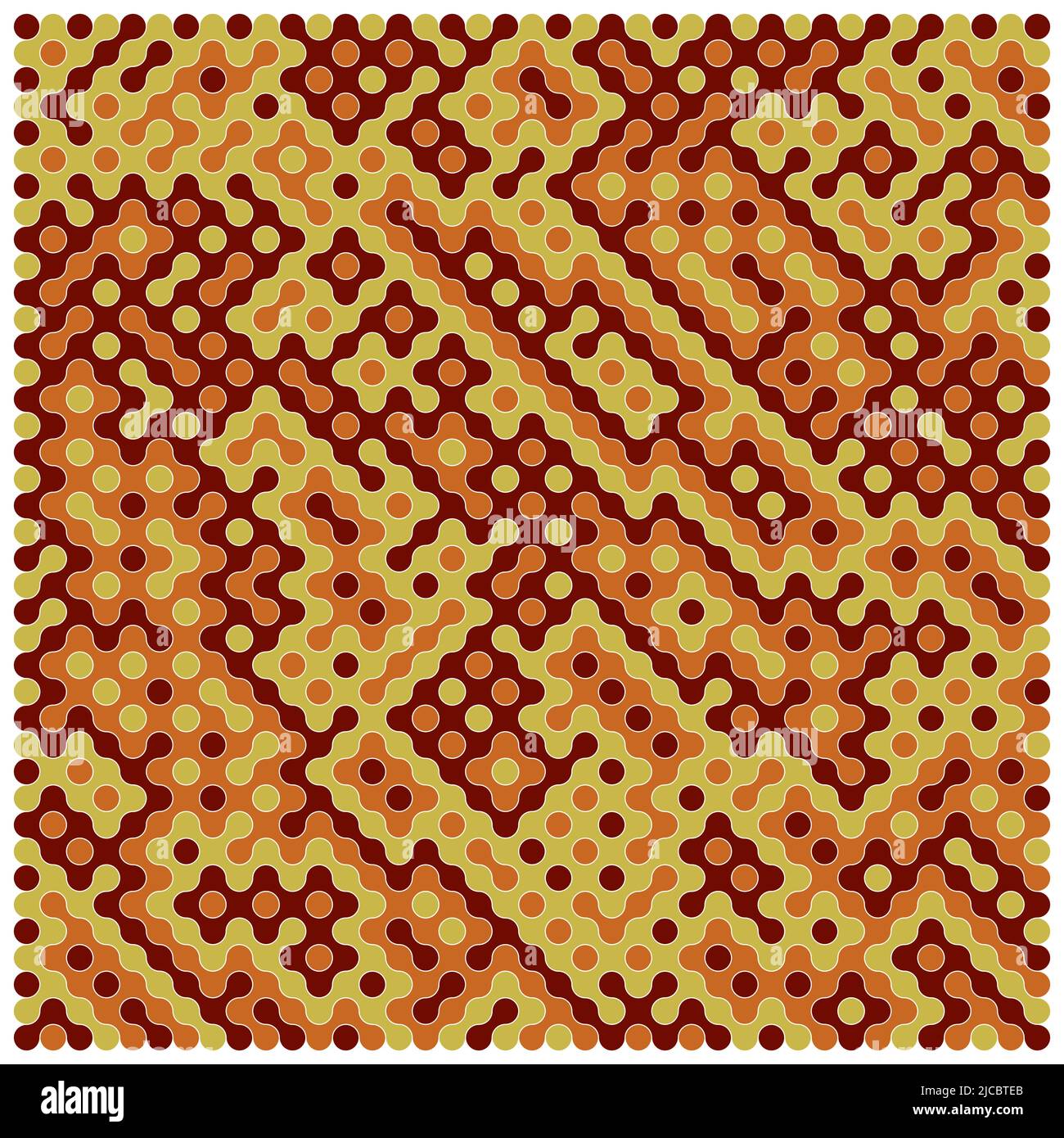 Random color rounded truchet tiling illustration Stock Vector Image ...