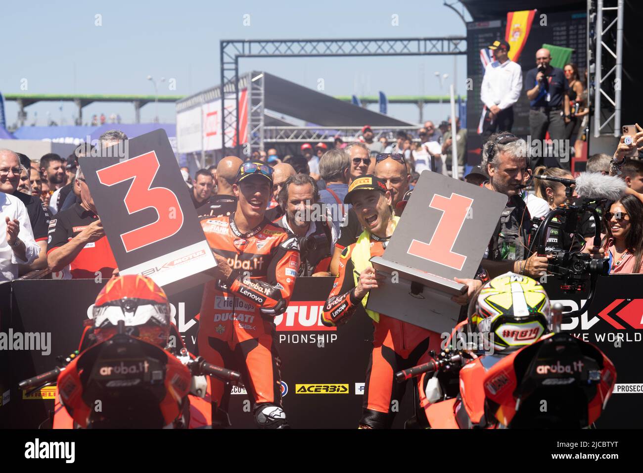 21 RINALDI Michael Ruben ITA Ducati Panigale V4R, 19 BAUTISTA Alvaro ...