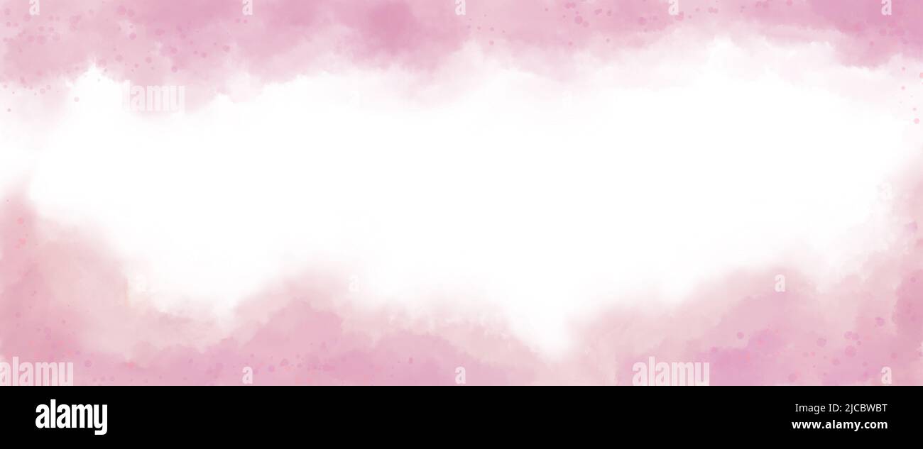 Abstract watercolor hand drawn banner. Watercolour painted background ...