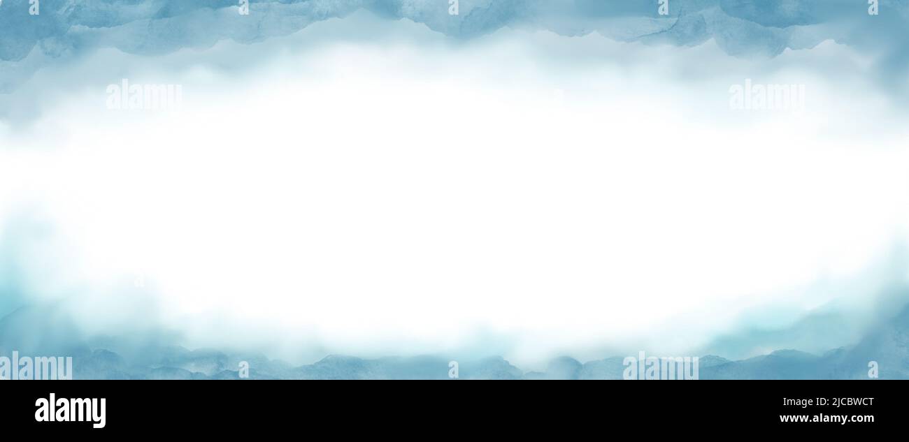 Abstract watercolor hand drawn banner. Watercolour painted background ...