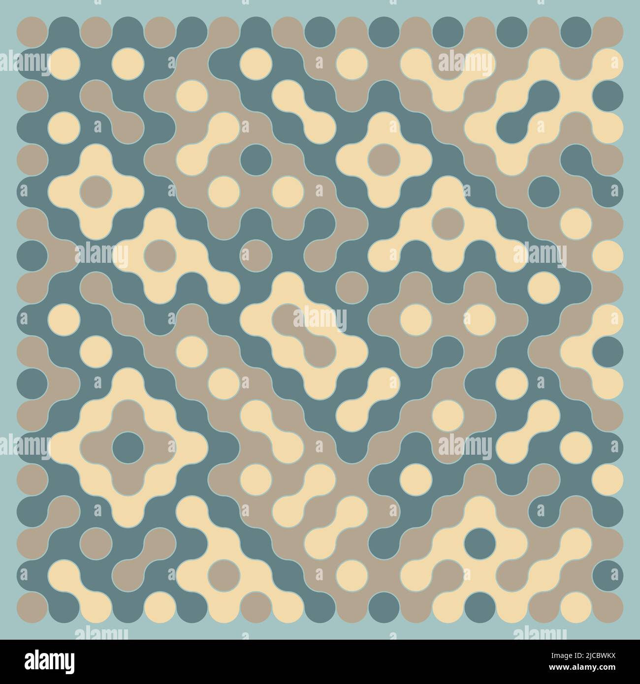 Random color rounded truchet tiling illustration Stock Vector Image ...