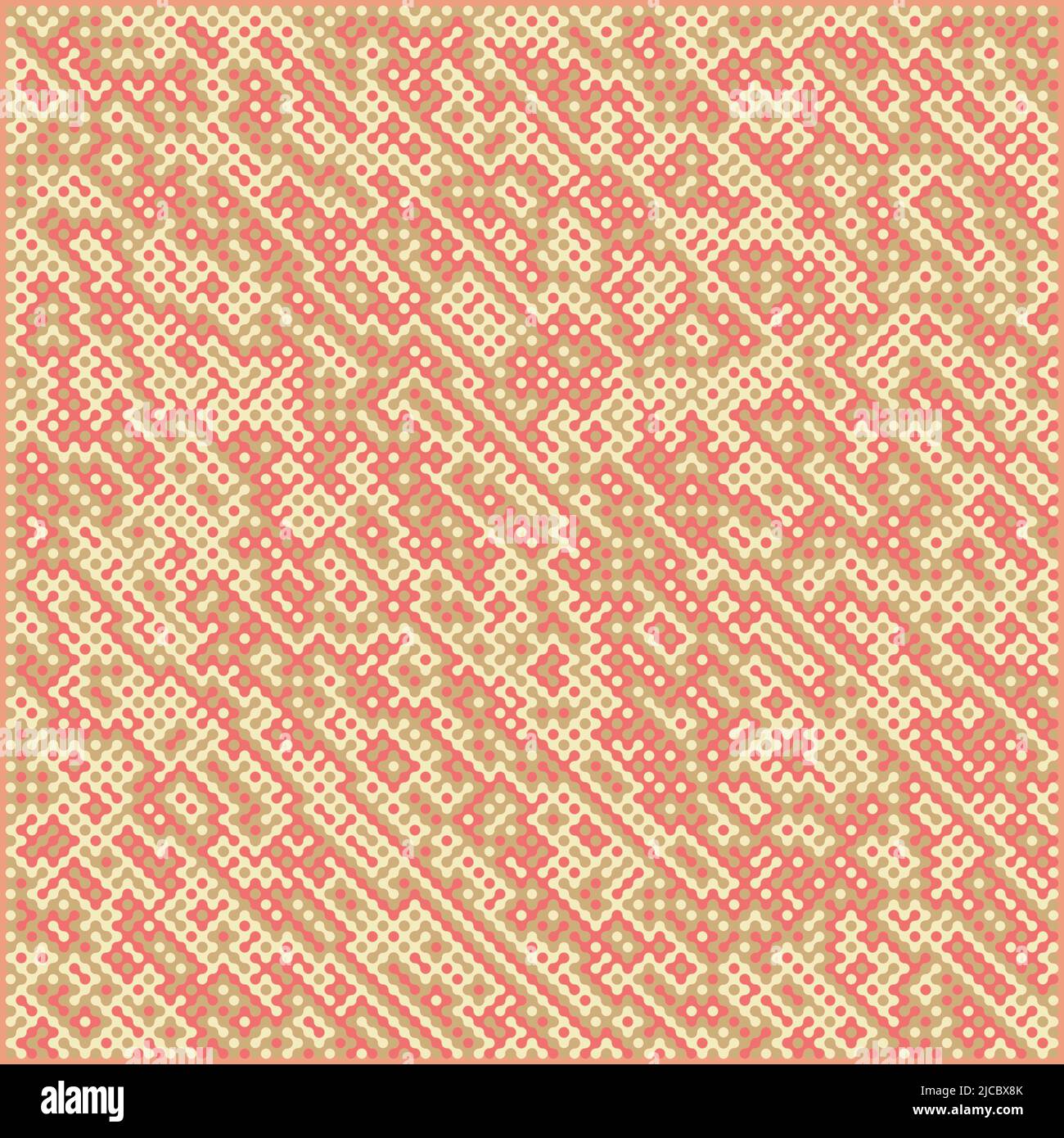 Random color rounded truchet tiling illustration Stock Vector Image ...