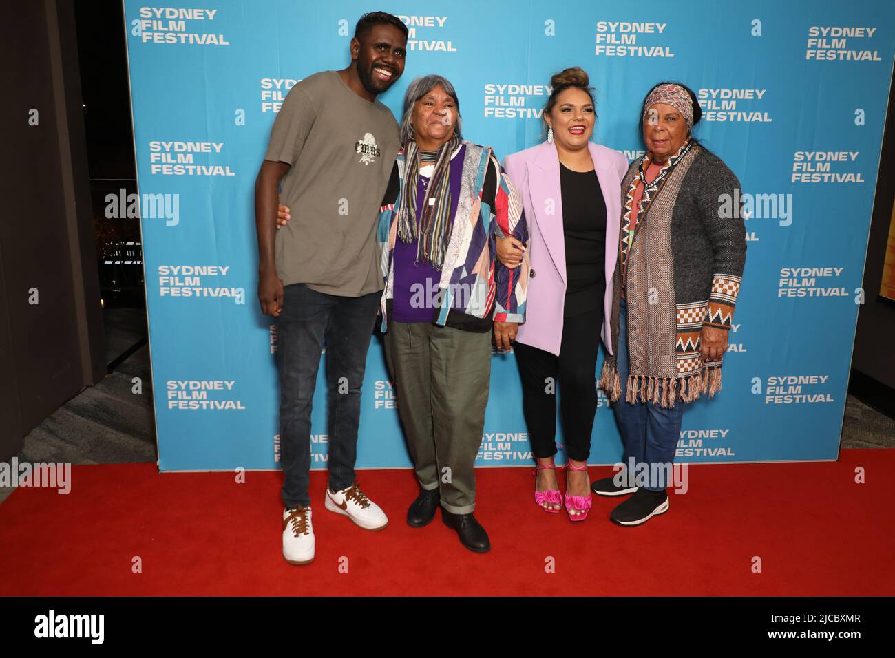 Sydney, Australia. 12th June 2022. L-R: tbc, Sabella Turner, Rarriwuy ...