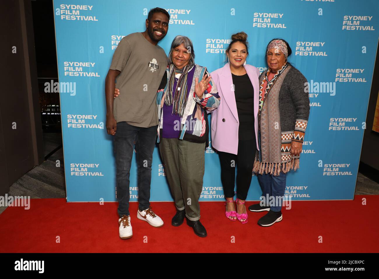 Sydney, Australia. 12th June 2022. L-R: tbc, Sabella Turner, Rarriwuy ...