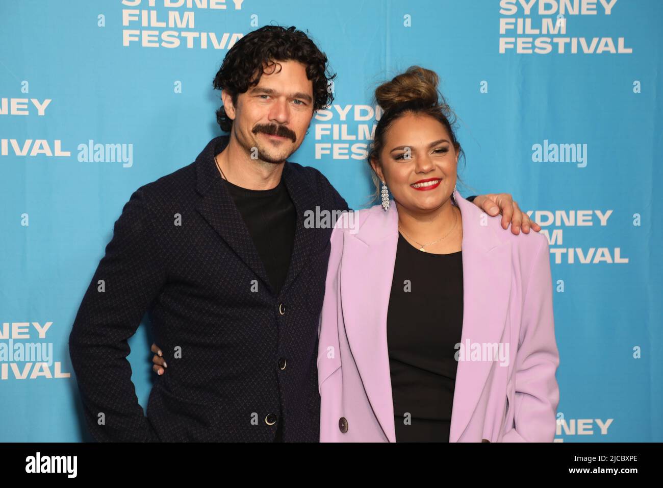 Sydney, Australia. 12th June 2022. Cast members Luke Arnold and ...