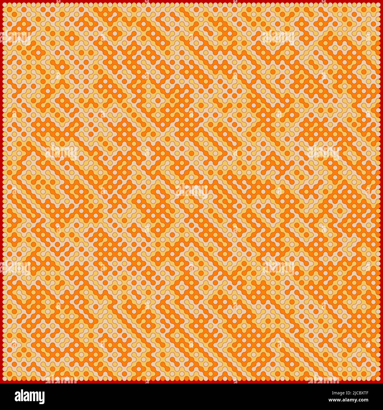 Random color rounded truchet tiling illustration Stock Vector Image ...