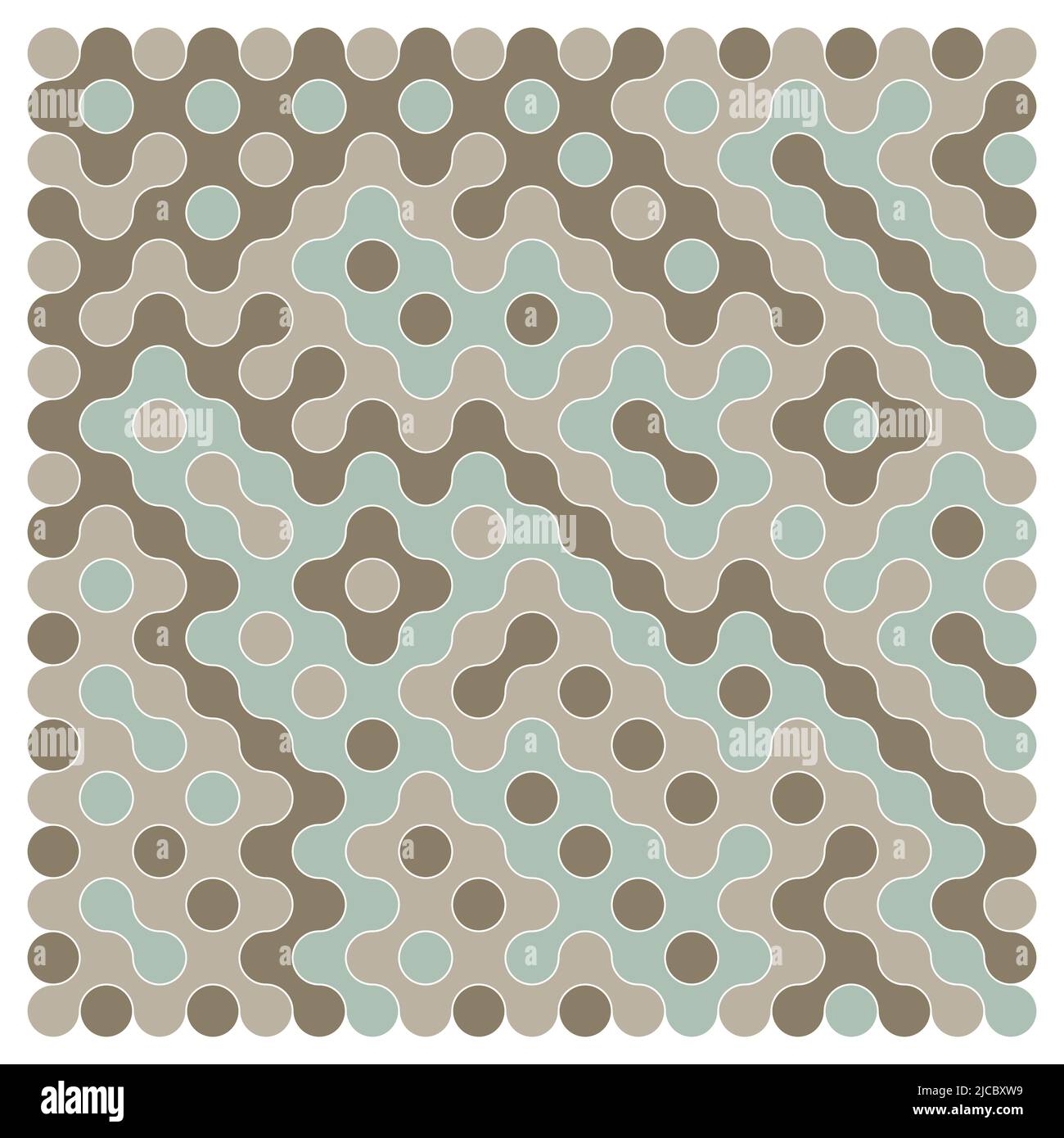 Random color rounded truchet tiling illustration Stock Vector Image ...