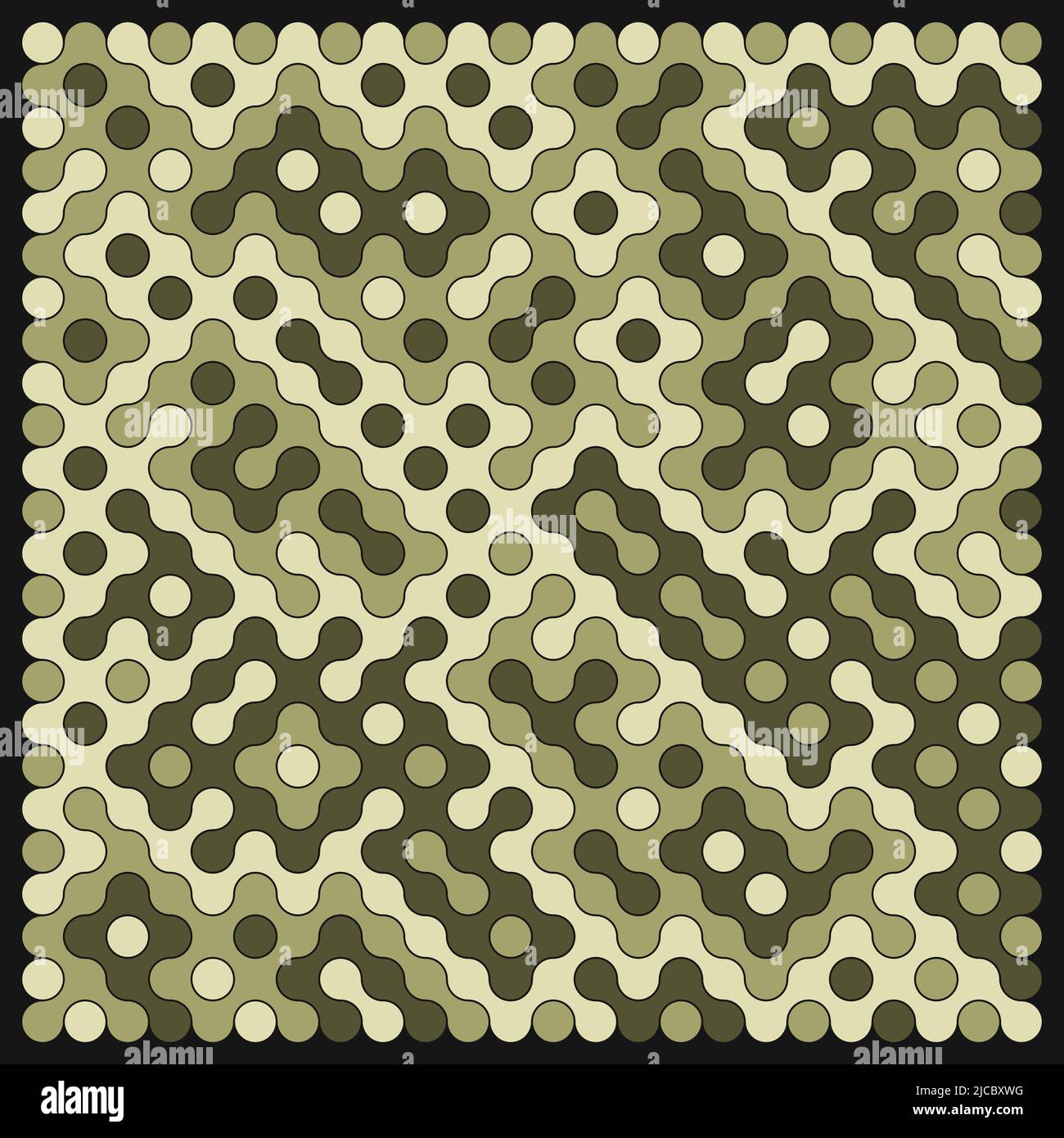 Random color rounded truchet tiling illustration Stock Vector Image ...