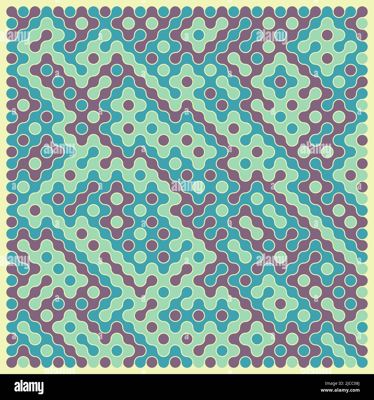 Random color rounded truchet tiling illustration Stock Vector Image ...