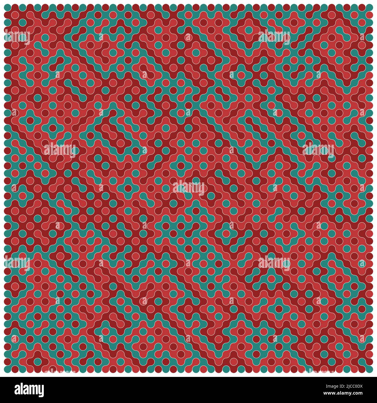 Random color rounded truchet tiling illustration Stock Vector Image ...