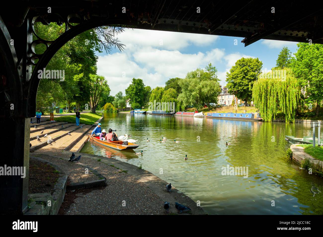 Spring day on river Cam in Cambridge, England Stock Photo - Alamy