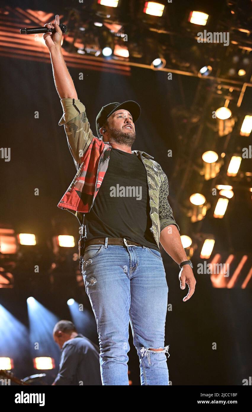 Nashville, Tennessee, USA. 11th June, 2022. Luke Bryan. 2022 CMA Fest ...