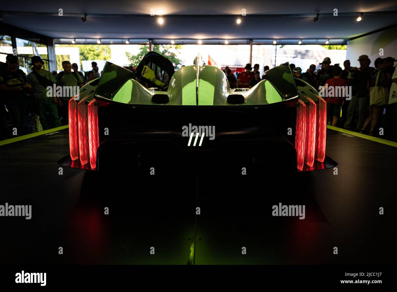 Stand Peugeot, 9x8 during the 2022 24 Hours of Le Mans, 3rd round of ...