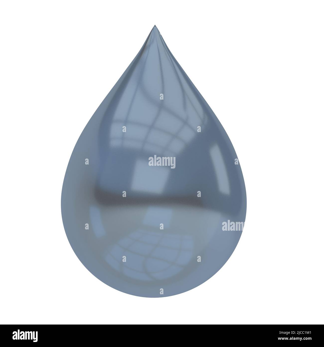 3d render illustration of water drop Stock Photo - Alamy