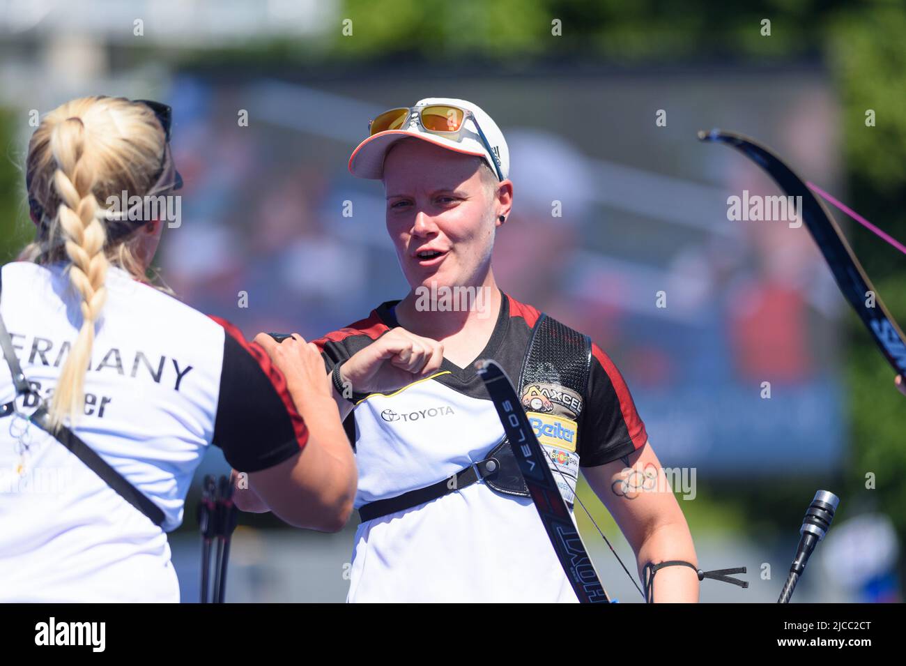 Michelle Kroppen (Germany) during the Gold medal match v Turkey during ...