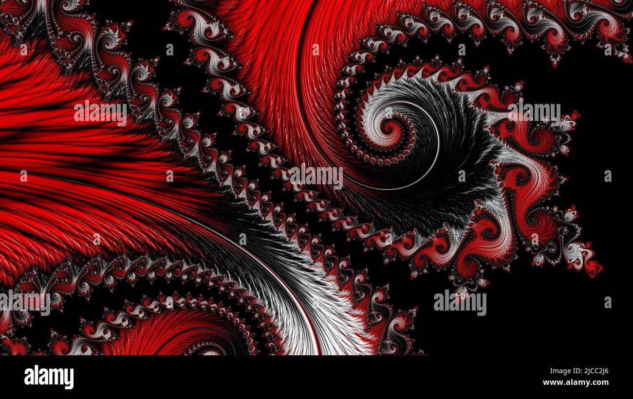 Abstract Computer generated Fractal design. A fractal is a never-ending ...