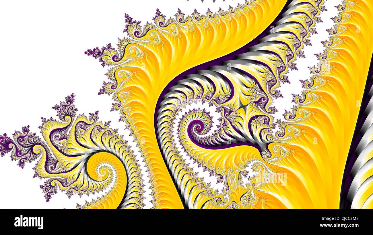 Abstract Computer generated Fractal design. A fractal is a never-ending ...