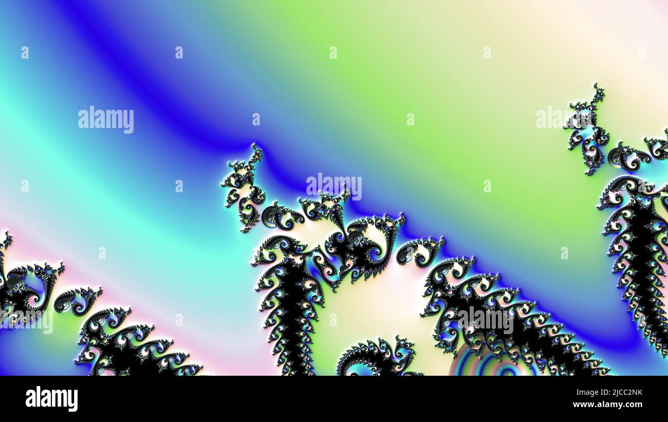Abstract Computer generated Fractal design. A fractal is a never-ending ...
