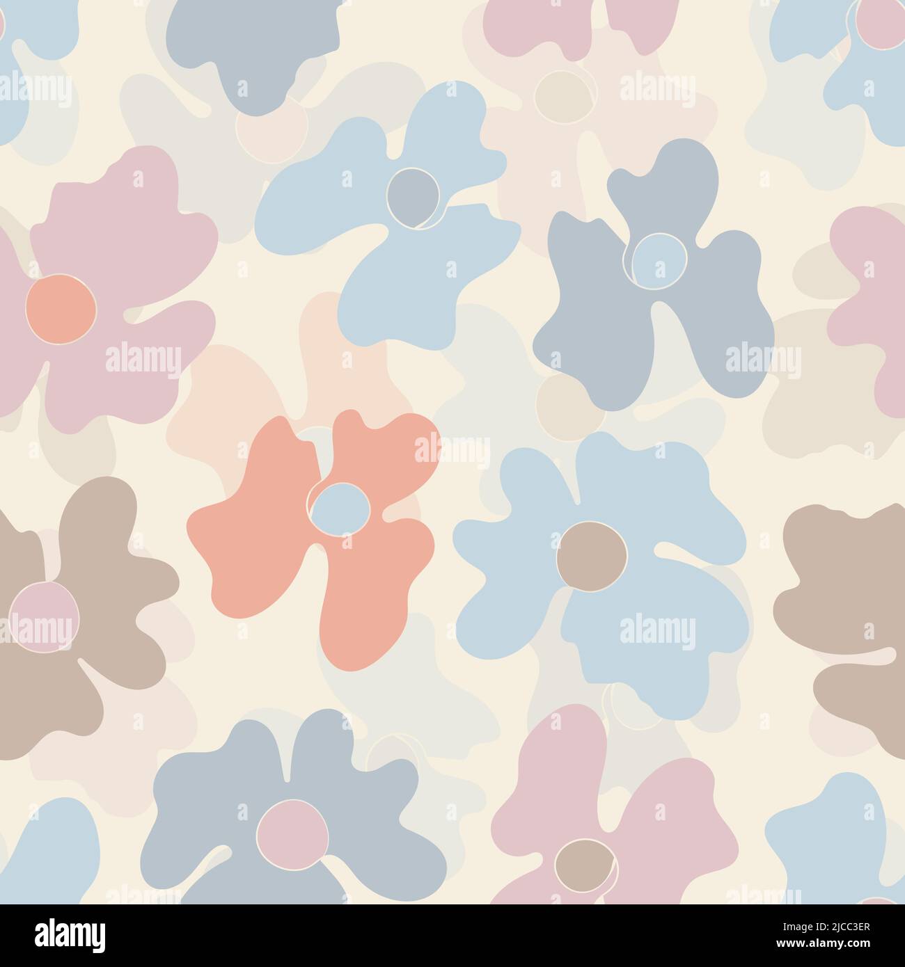 Seamless floral pattern with roses based on traditional folk art ...